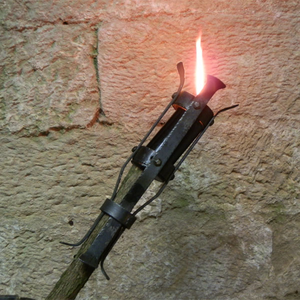 Fackel nach historischen Vorbild (2) - LICHT & EISEN VOM "WILDEN MANN ...
